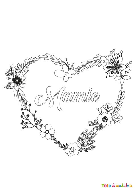 Autocomplaisance oreiller Stock coloriage pour mamie à imprimer Faire