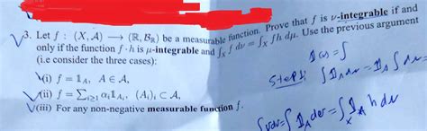 solved 3 let f x a r br be a measurable function prove