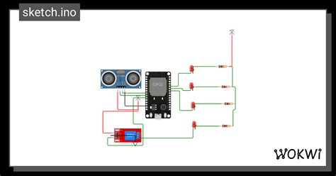WATER LEVEL CONTROLLER Wokwi ESP32 STM32 Arduino Simulator