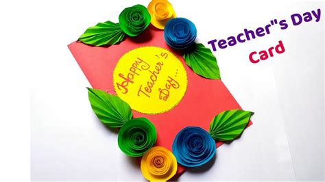 DIY Teacher S Day Card Handmade Teacher S Day Card DIY Greeting Card
