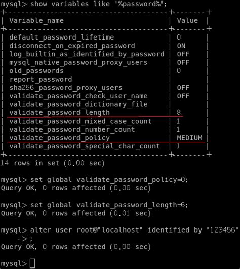 linux环境下mysql的安装、密码策略、忘记密码后的破解及用户授权等。