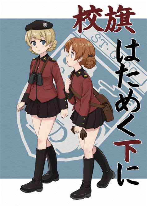 Darjeeling And Orange Pekoe Girls Und Panzer Drawn By Nogitatsu