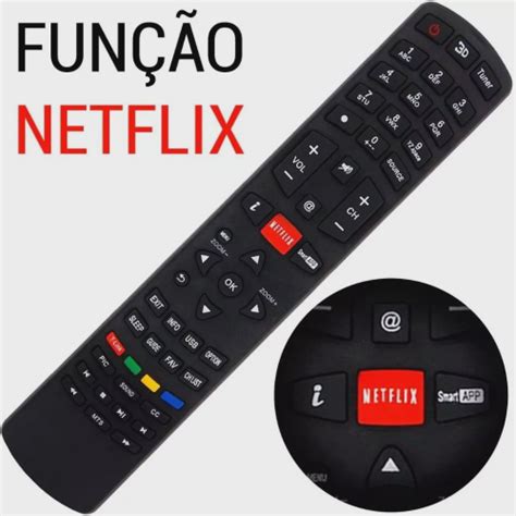 Controle Philco Remoto Smart Tv Led Lcd D Rc L Fun O Netflix