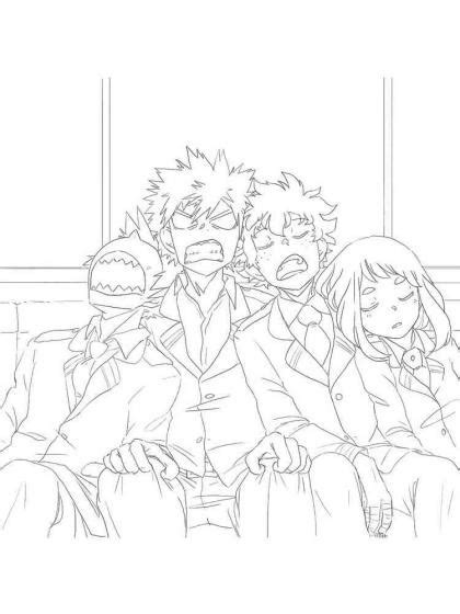 My Hero Academia Ausmalbilder Kostenlose Malvorlagen