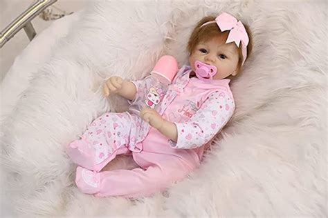 Lalka Bobas Ziyiui 55cm jak żywa real born Niemowlak reborn Bawiaki