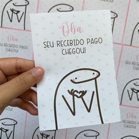 25 Panfletos Flork Oba Seu Recebido Pago Chegou Shopee Brasil