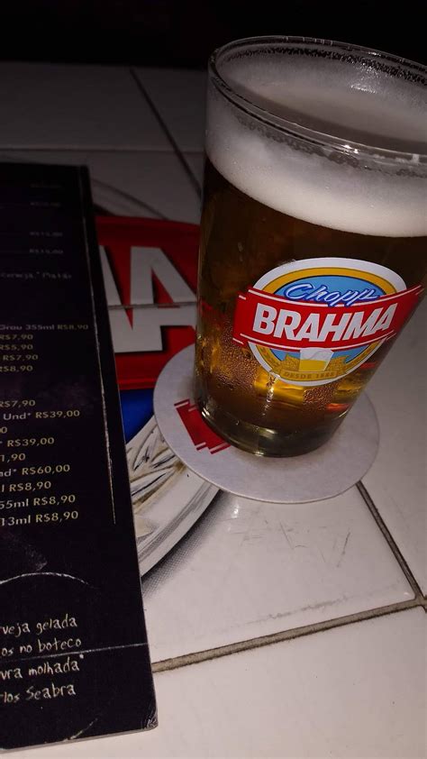 Menu At Brahma Chopp Kiosk Pub Bar Volta Redonda