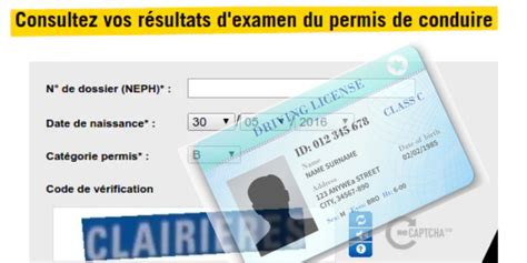 Résultat du permis de conduire où le consulter en ligne