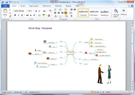 How To Draw Mind Map Using Microsoft Word Printable Templates