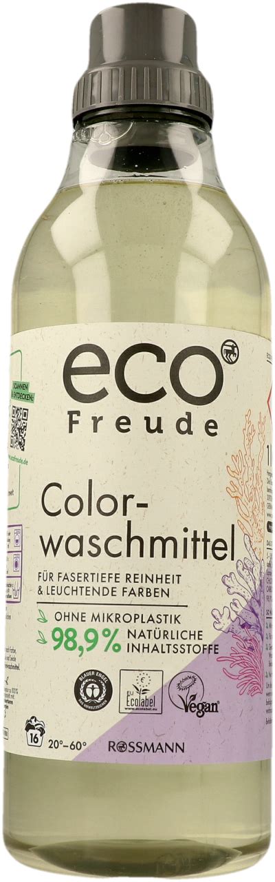 ECO FREUDE płyn do prania tkanin kolorowych 1 l Drogeria Rossmann pl