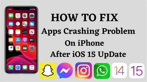 IOS 15 UpDate Fix Apps Crashing On IPhone IPad 7 Ways Fix App Keeps