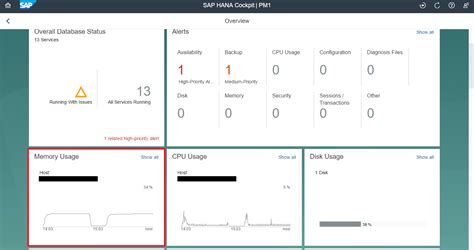 Additional Checks In Sap Hana Cockpit And Sap Hana Studio Sap Tutorials