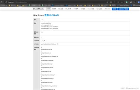 springboot 集成druid的监控数据库连接池的最佳实践 druid连接池监控 csdn博客