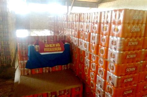Sefa apreende 30 mil latinhas de cerveja sem documentação em Marabá