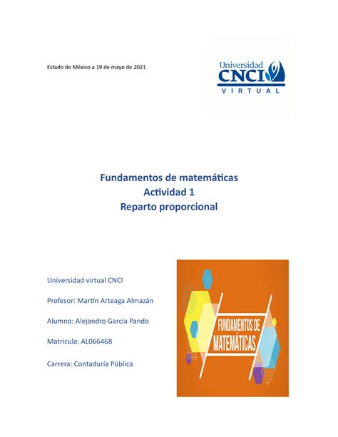 Fd M Actividad 1 Materia FDM Actrividad De La Primera Semana
