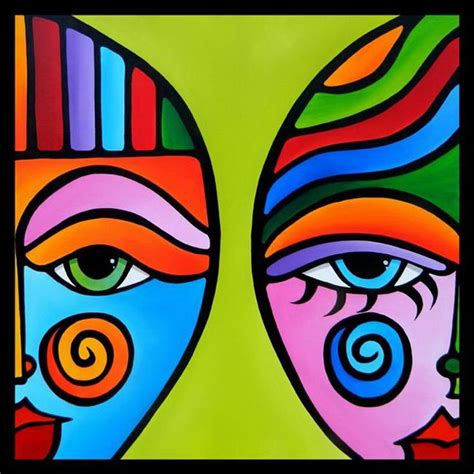 Rostros Cuadros Abstractos Modernos Balance Art Abstract Art
