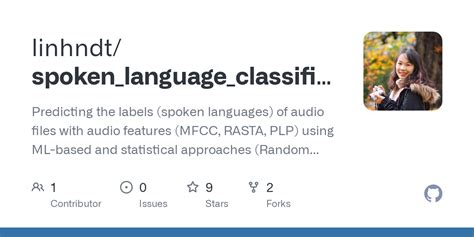 github linhndt spoken language classification predicting the labels spoken languages of
