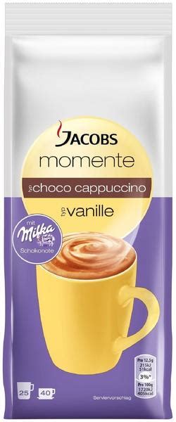 Jacobs Momente Choco Cappuccino Mit Vanille Milka Geschmack G