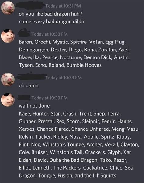 A Oh You Like Bad Dragon Huh Name Every Bad Dragon Dildo Baron Orochi