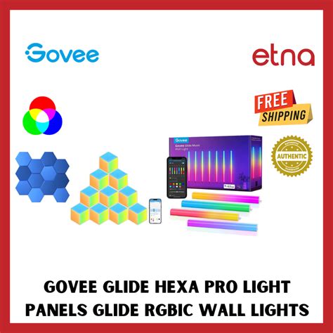 Govee Glide Hexa Pro Light Panels Glide Rgbic Wall Lights Packs
