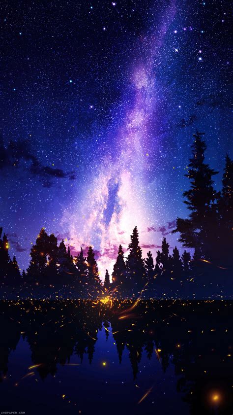 Starry Night Wallpaper Hd