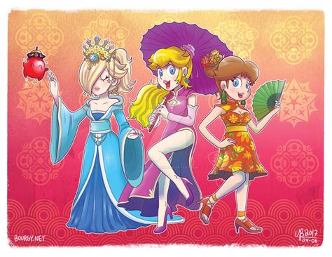 Classy Chinese Dress Princesses On Deviantart Super Mario