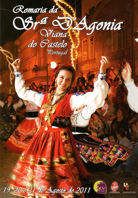 Folclore De Portugal Cartaz Da Romaria De Nossa Senhora Da Agonia