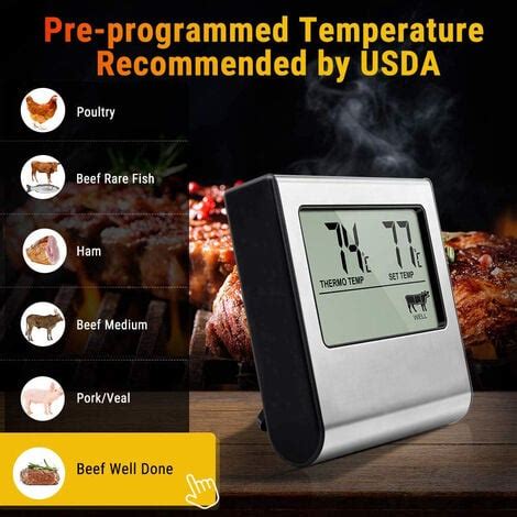 ThermoPro TP 16 Grand LCD Numérique Cuisson Alimentaire Viande Fumoir