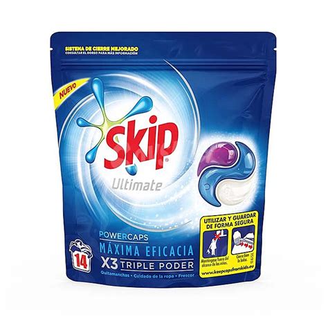 Skip Ultimate detergente máquina en Cápsulas 14 uds