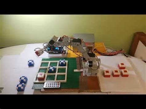 Play Tic Tac Toe Against A Robotic Arm Made With Arduino Youtube