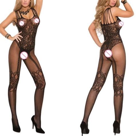 Lingerie Sexy ouvert entrejambe bas entrejambe sans résille pure Body