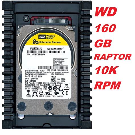 WD 160GB VELOCI RAPTOR 10K RPM HDD WD1600HLFS REFURBISHED Shopee