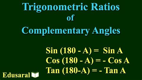 trigonometric ratios of complementary angles introduction to trigonometry class 10th