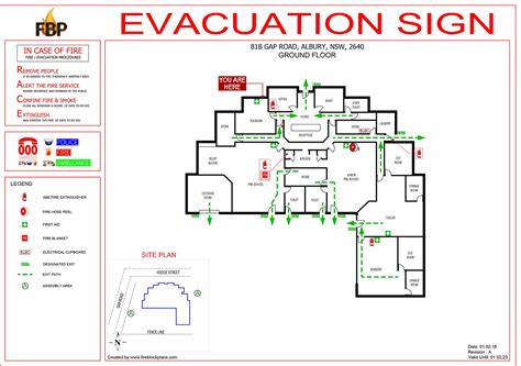 Home Fire Evacuation Plan Template