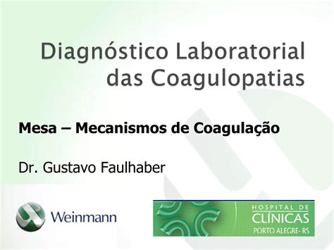 Diagnóstico Laboratorial das Coagulopatias PPT