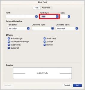 How To Find And Replace Font Formatting In Word For Mac