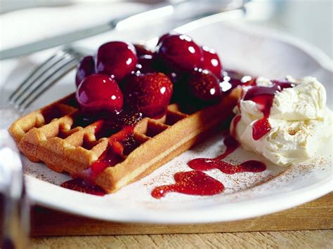 Wafels Met Kersen En Mascarponeroom Boodschappen