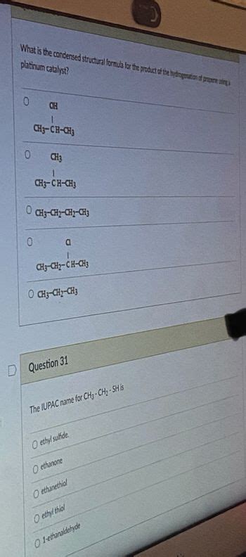 Answered What Is The Condensed Structural Bartleby