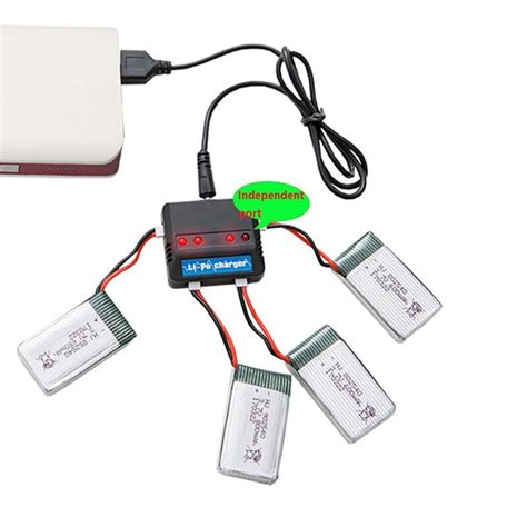 Cargador de Baterías LiPo 3 7V XH2 54mm Tipo 4 Baterias