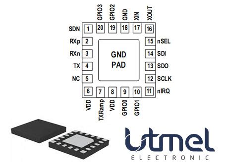SI4463 Transceiver Features Pinout And Datasheet