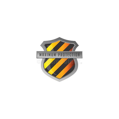 Muestra Del Antivirus Del Escudo De La Protecci n Ilustración del