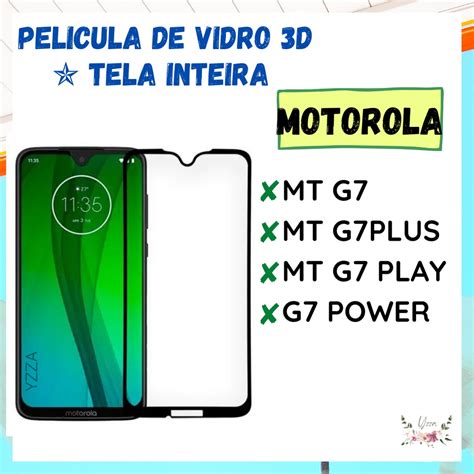 Película de vidro 3D motorola moto G7 G7 PLUS G7 PLAY G7 POWER
