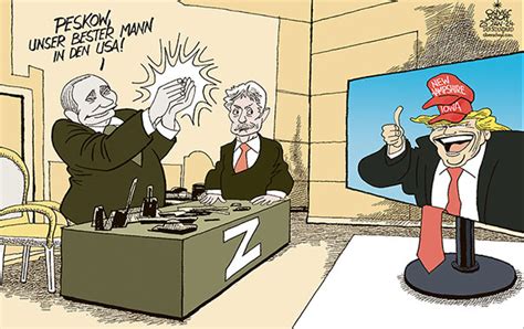 Oliver Schopf Politische Karikaturen Nach Iowa Gewinnt Donald Trump