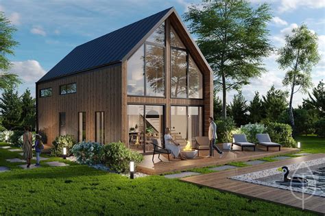 Dom M Antresola Skandic Hus Domy Prefabrykowane Do M Do