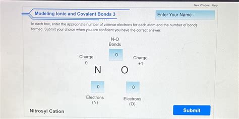 Solved New Window Help Modeling Lonic And Covalent Bonds Enter Your