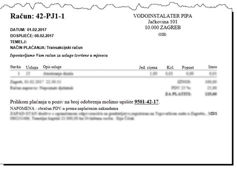 NAPOMENA obračun PDV a prema naplaćenim naknadama Blog Zapadstan