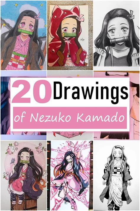 20 Nezuko Drawing Ideas For Demon Slayer Fans In 2022 Drawings