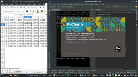 depresiasi penyusutan nilai metode garis lurus java kotlin scala python dart with code