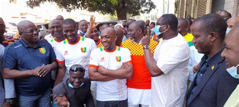 Can 2022 Dr Lanciné Condé apporte son soutien au Syli National de