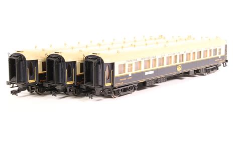Rivarossi HR4032 CIWL Simplon Orient Express Pullman Sleeping Car Set